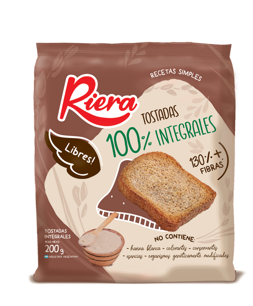 tostadas 100% integrales – Riera