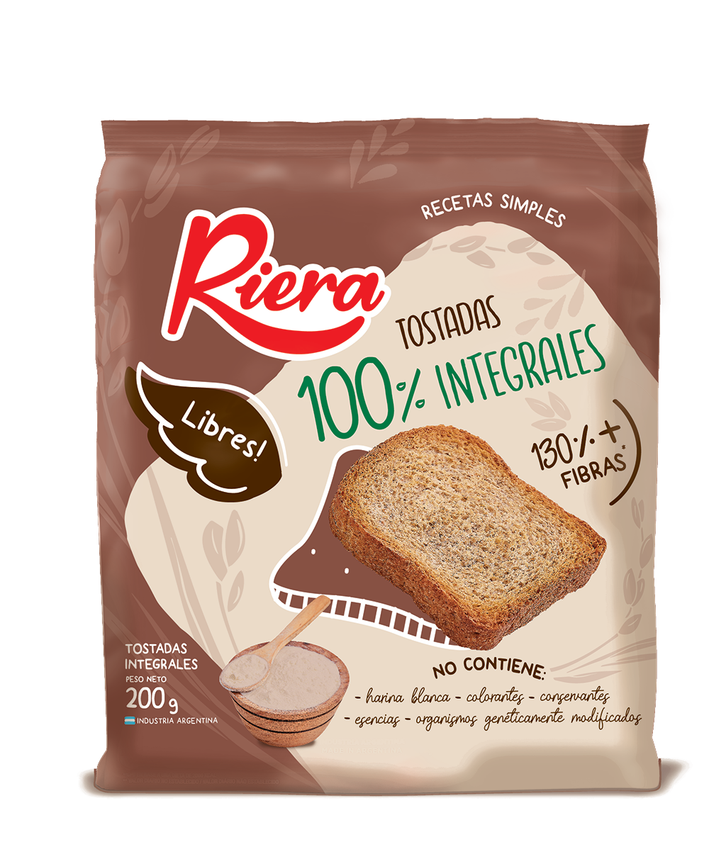 tostadas 100% integrales – Riera